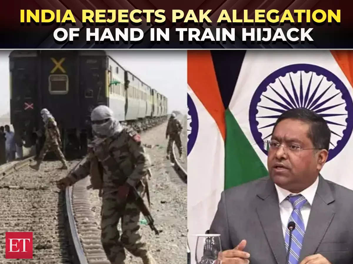 India rejects Pakistan's allegation of hand in Jaffar Express Train hijack