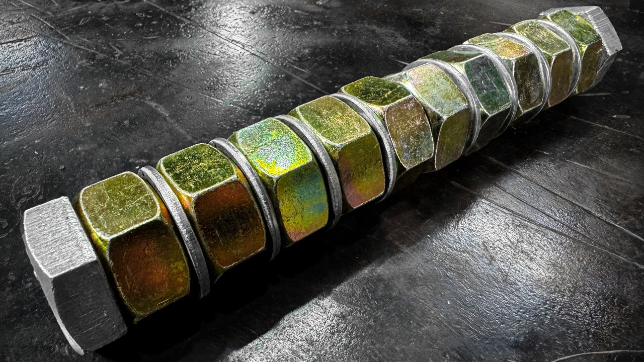 Crafting a Sharp Knife from Bolts and Nuts: The Ultimate Transformation