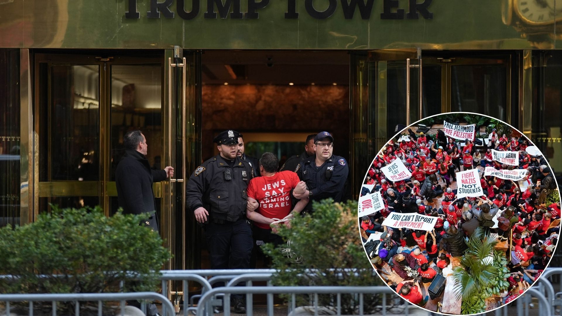 Des manifestants pénètrent la Trump Tower, près de 100 arrestations ...