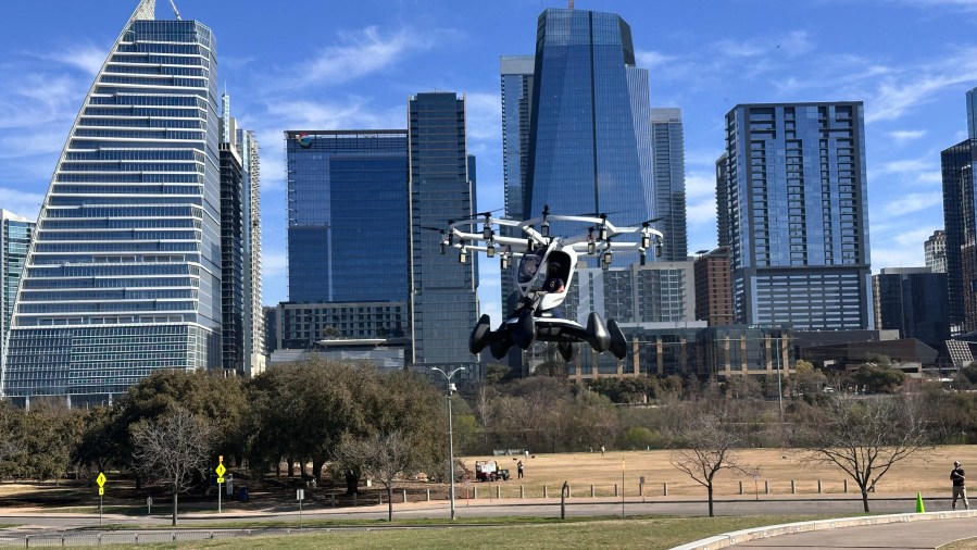 Air taxis flying over Austin? Public piloting vehicles that could ...