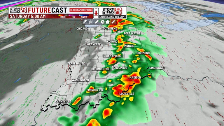 Windy, near 80 today, with strong storms overnight | March 14, 2025