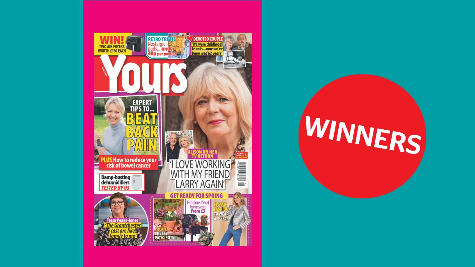 Yours Issue 473 Winners