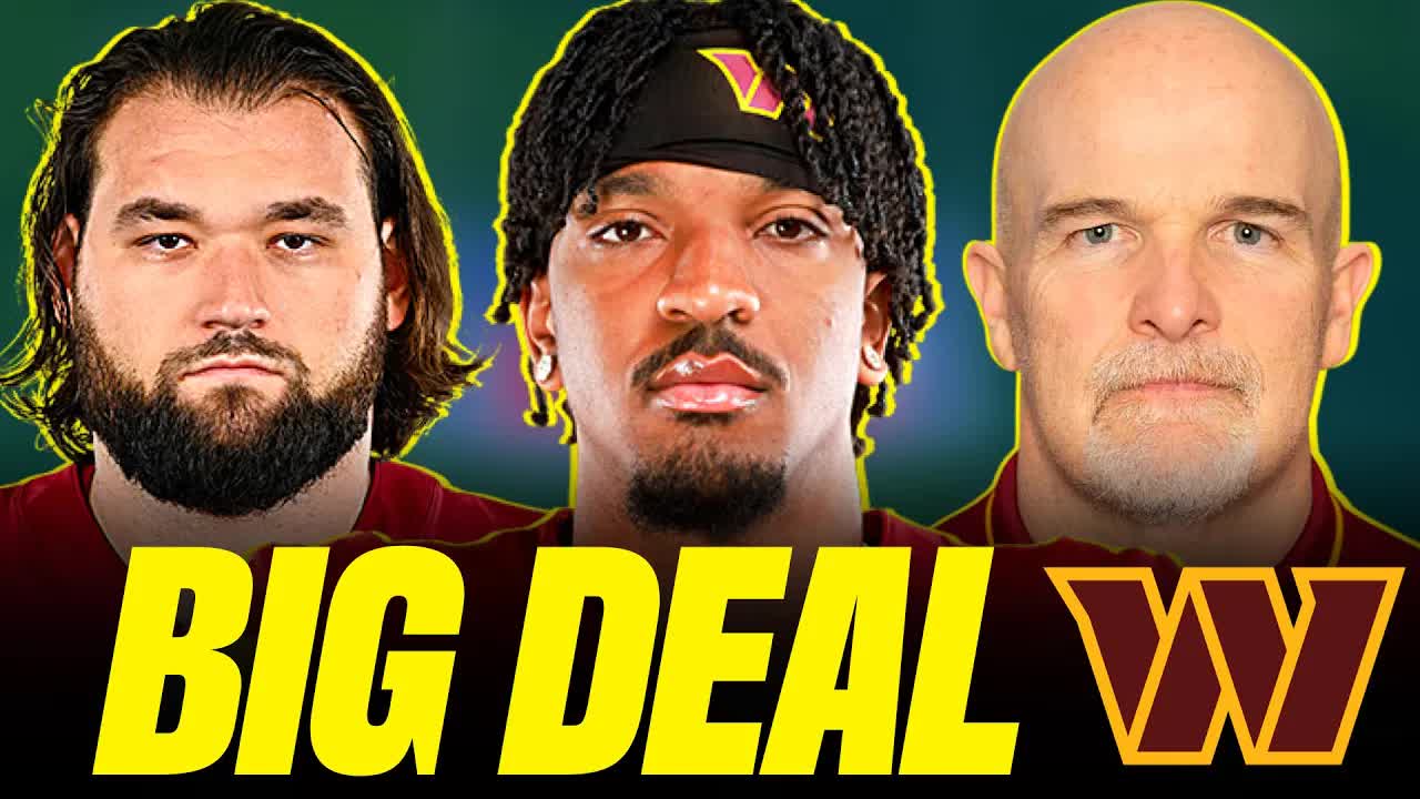 Jayden Daniels & Sam Cosmi: Washington Commanders NFL Highlights & ACL ...