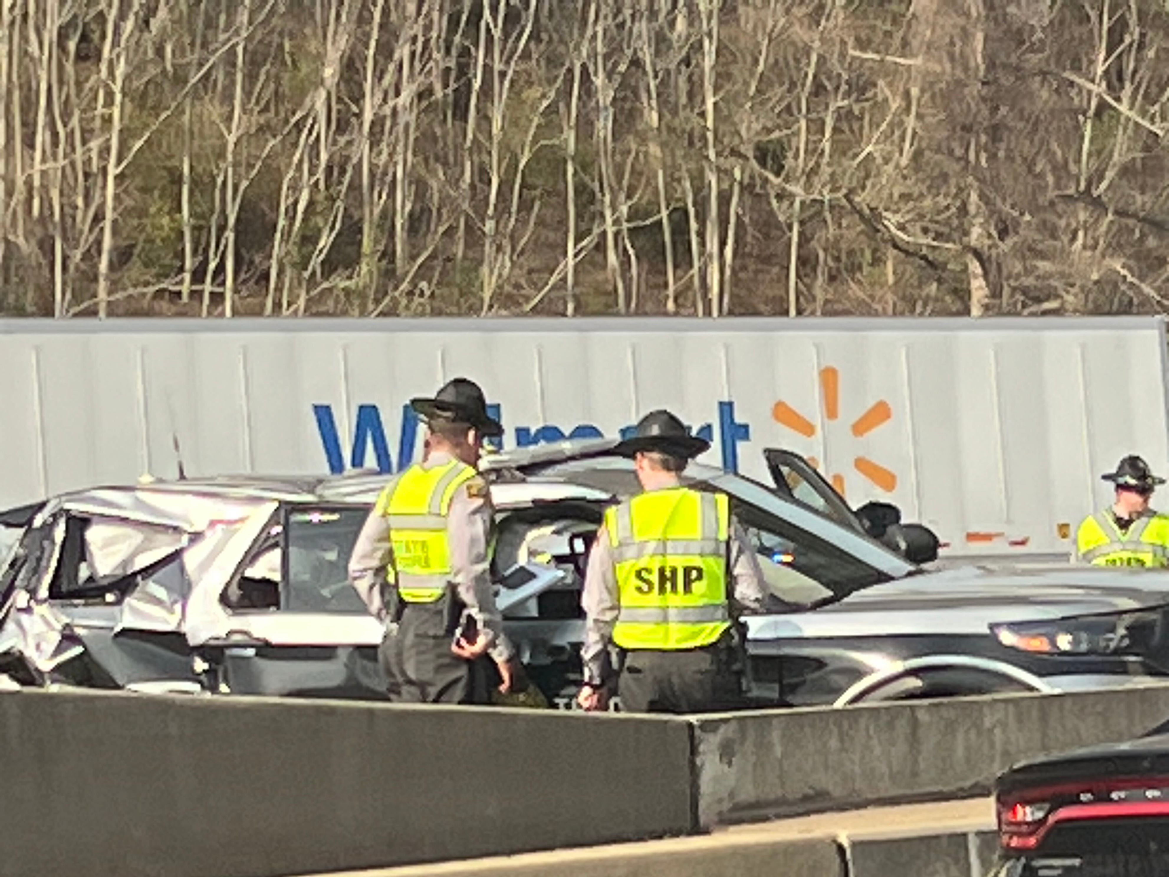 Interstate 485 reopened following crash involving state trooper