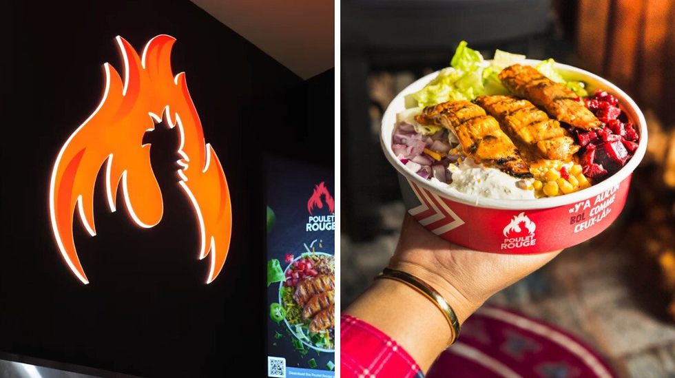 Un nouveau resto Poulet Rouge débarque à l'aéroport de Montréal