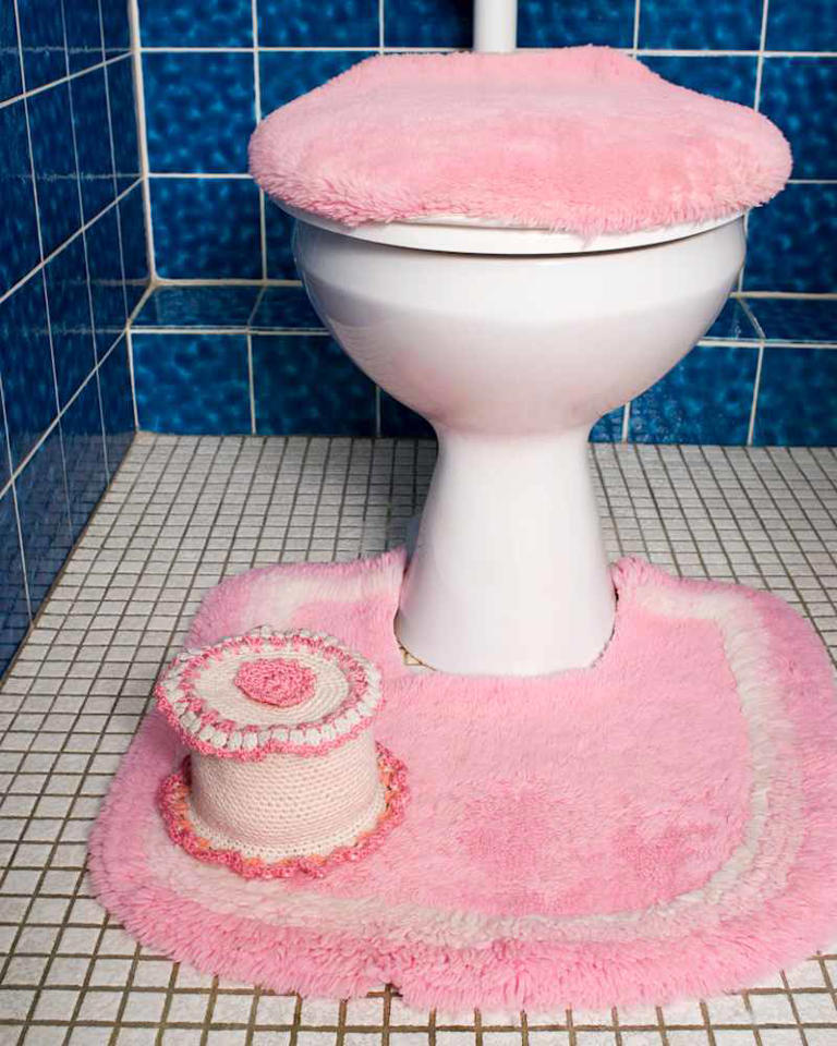 The Surprising Reason Fuzzy Toilet Seats Were Once So Popular