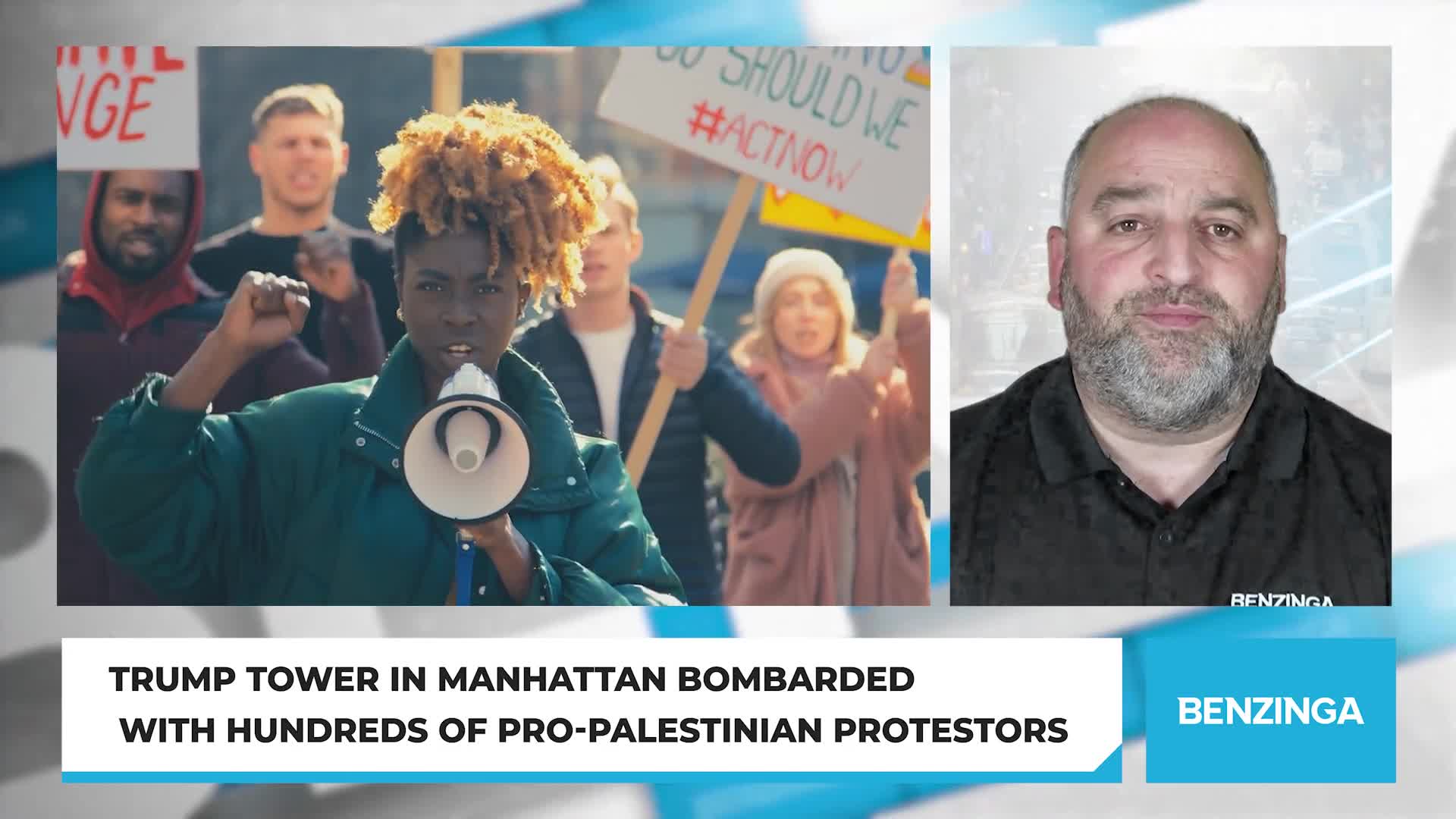 Trump Tower In Manhattan Bombarded With Hundreds Of Pro-Palestinian ...