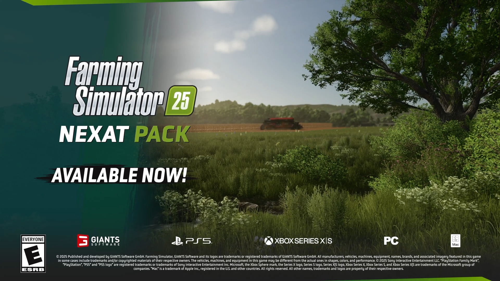 Farming Simulator 25 Official NEXAT Pack Launch Trailer