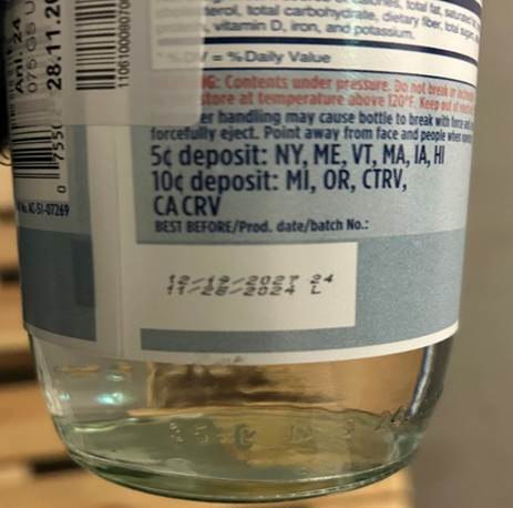 Trader Joe's customers warned about Gerolsteiner sparkling water bottles