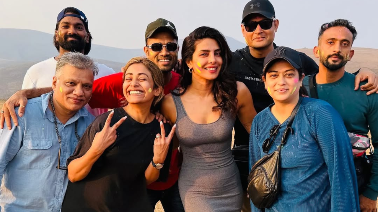 Priyanka Chopra Celebrates 'Working Holi' In India, Shares Pics From SS ...