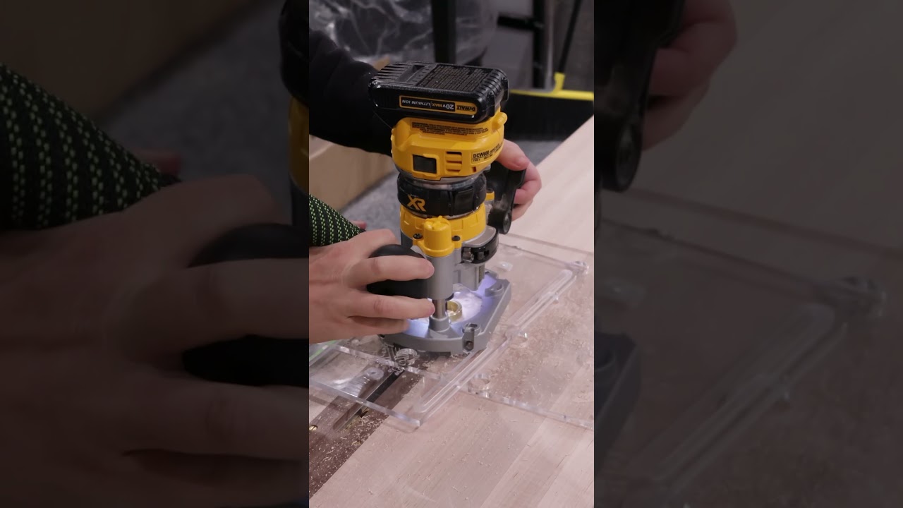 Foolproof dog holes with this jig 👍. No need to think about placement ...