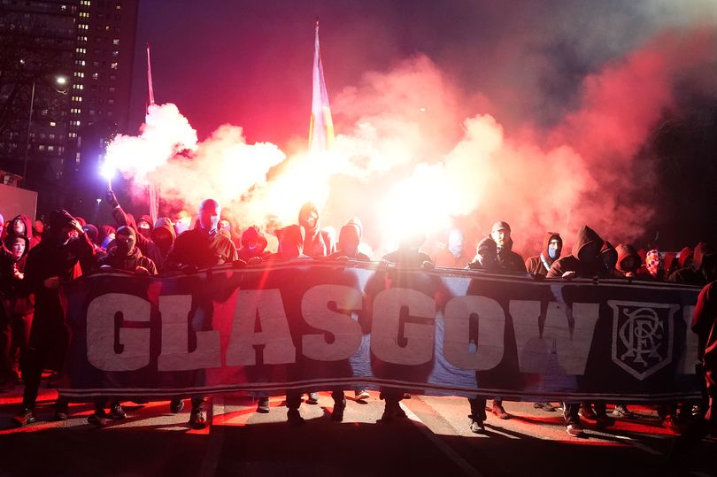 Police probe Rangers pyro march prior to Ibrox clash as two arrests made
