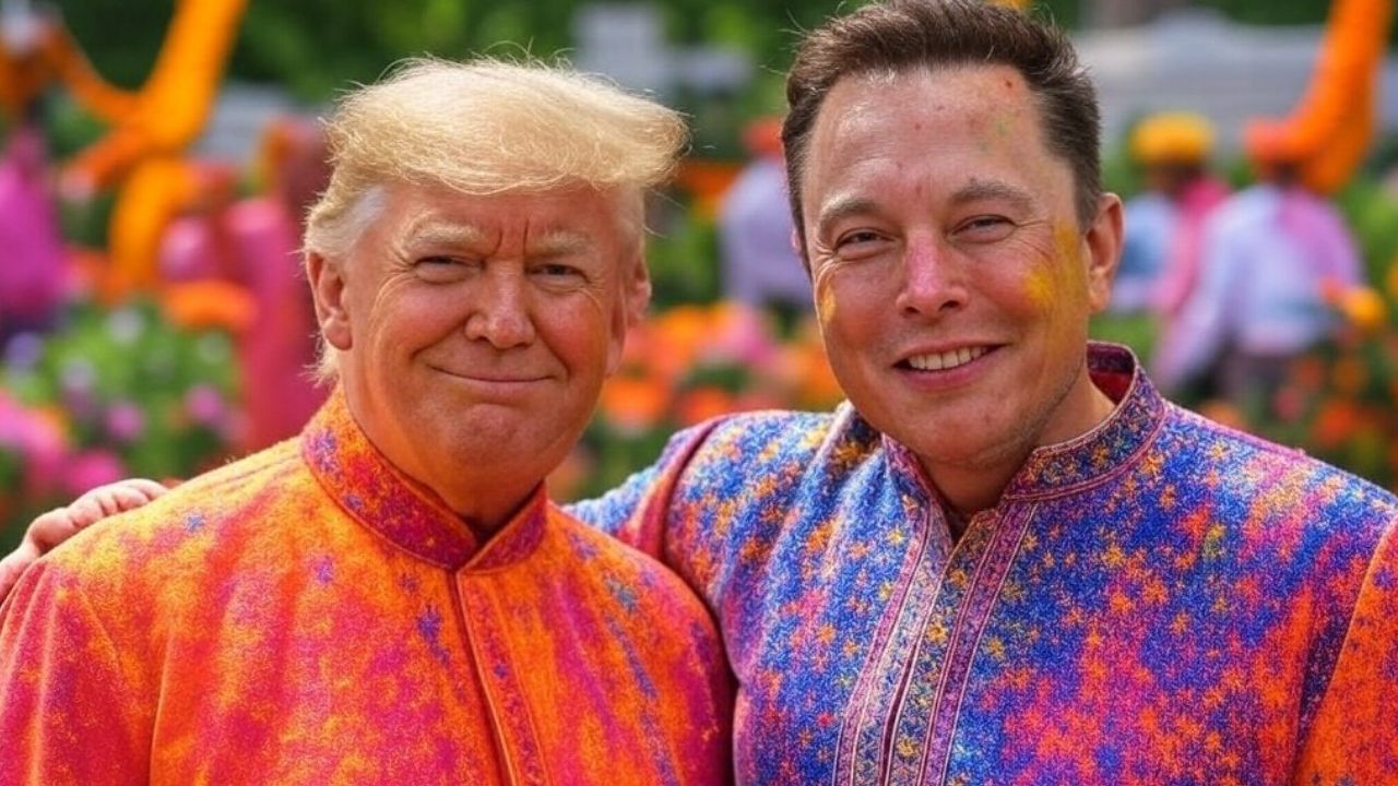'AI-Generated Holi Bash': PM Modi, Donald Trump, Musk, Meloni and Virat ...