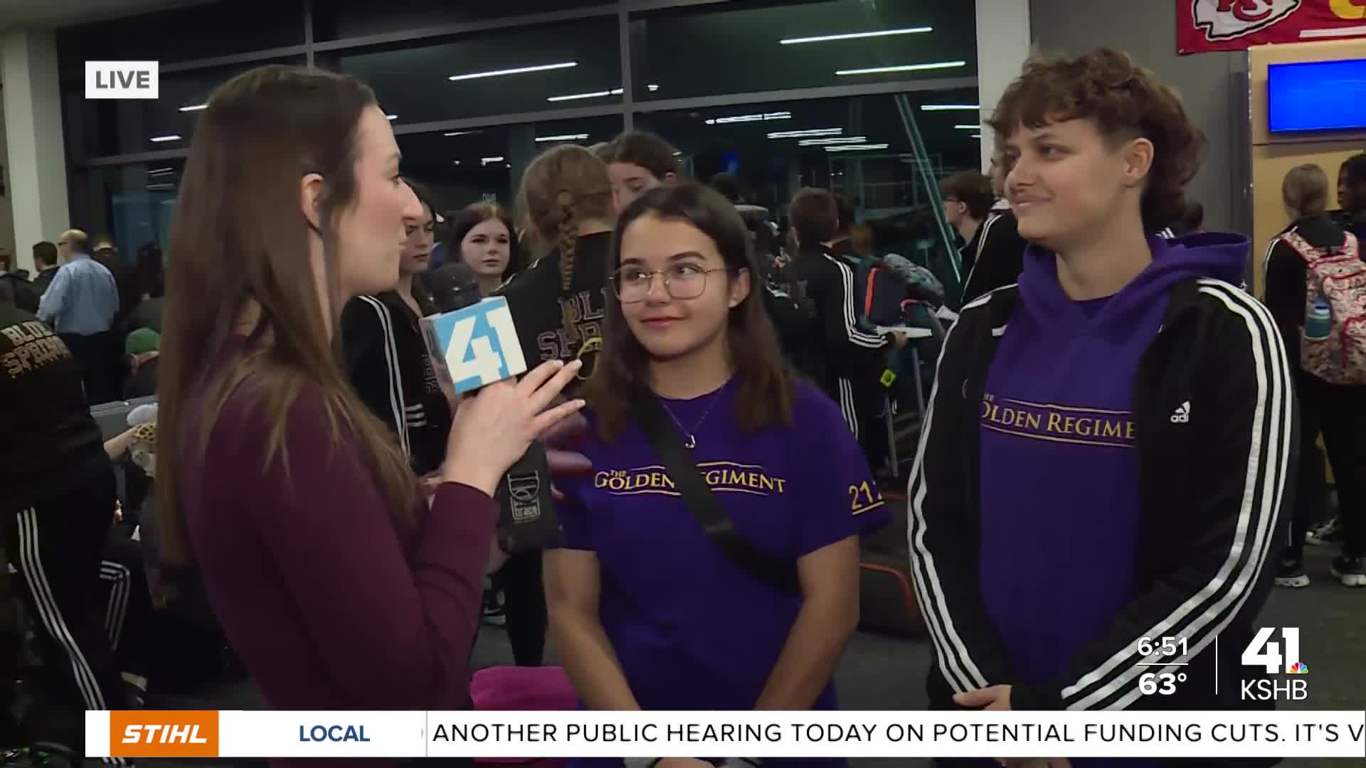 Blue Springs band to Ireland