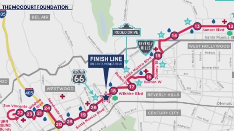 2025 LA Marathon road closures: Areas to avoid Sunday