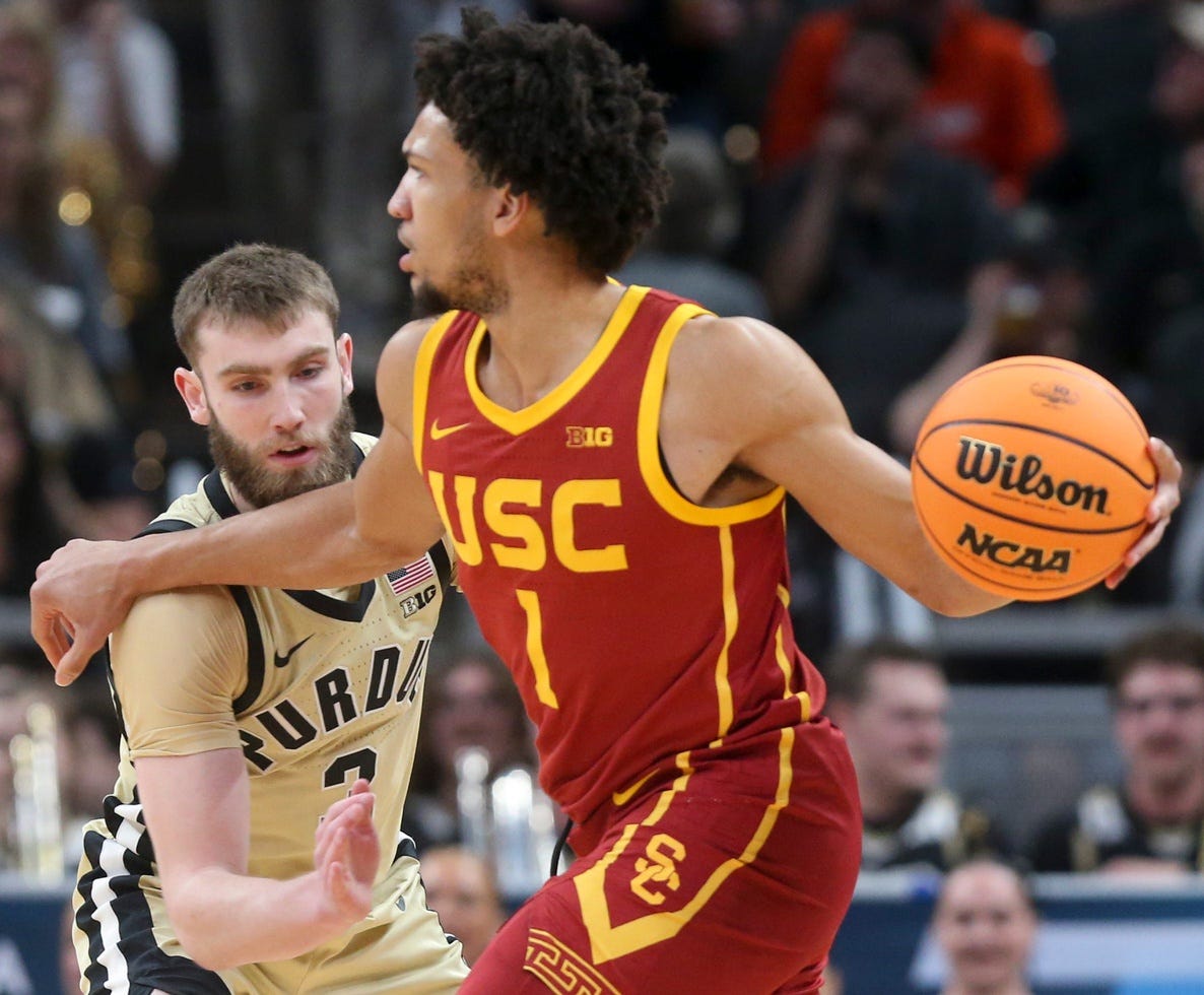 USC men's basketball fights to the end but falls to Purdue in Big Ten ...