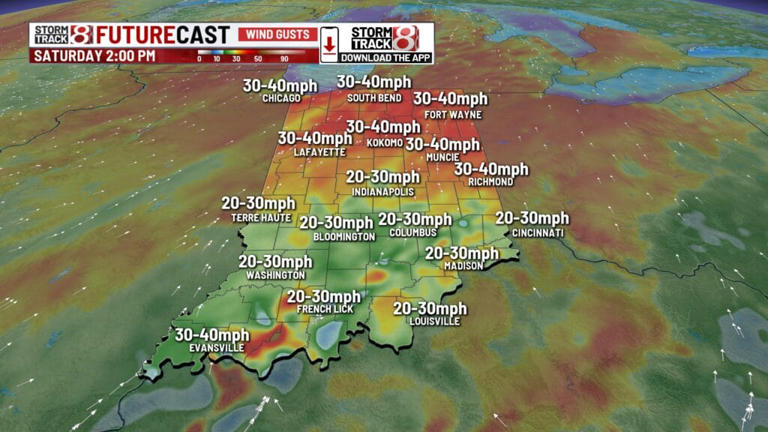 Windy, near 80 today, with strong storms overnight | March 14, 2025