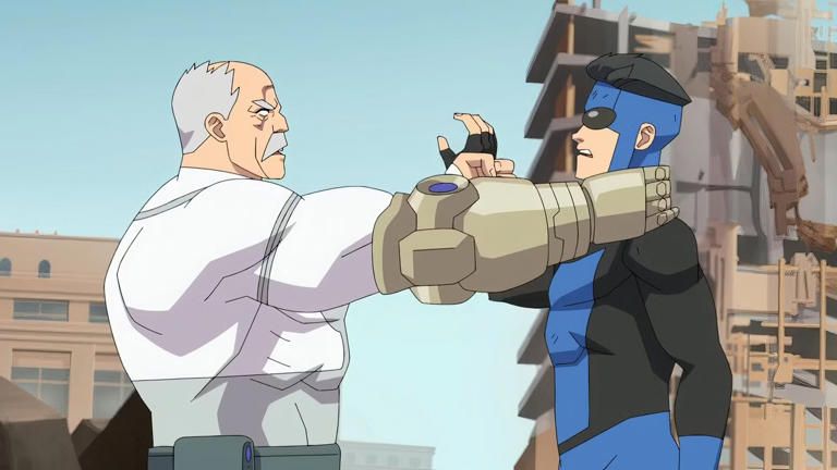 'Invincible' Creator Discusses Season 3 Finale's 'Walking Dead' Reunion