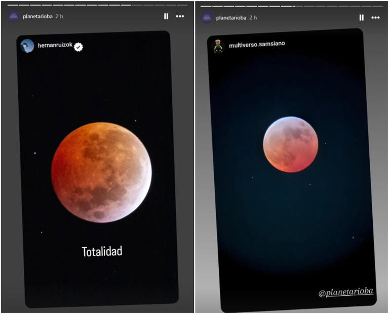 Así se vio la "Luna de sangre", el impactante eclipse que no volverá a repetirse hasta 2048 ...