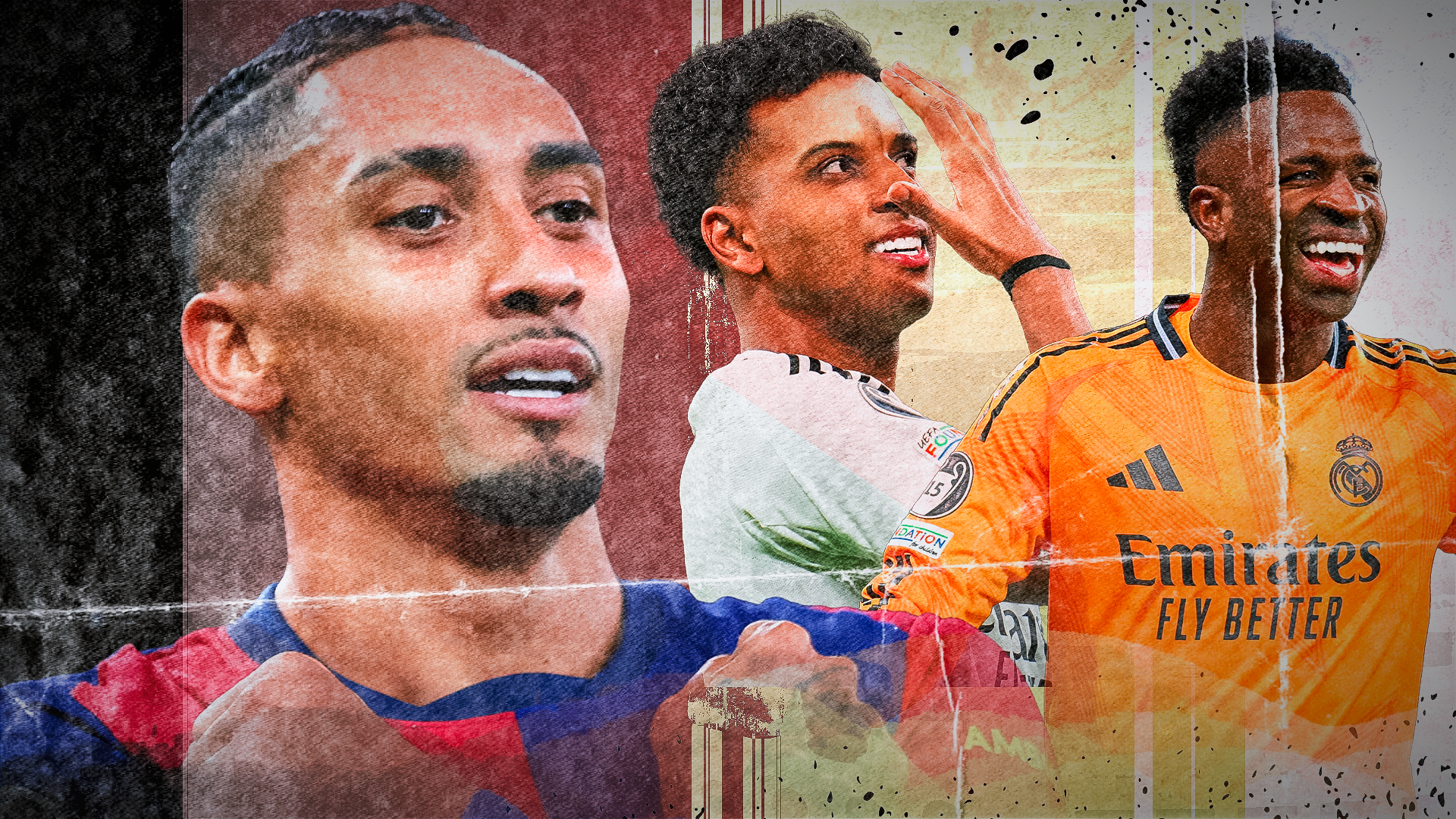 Ascenção de Raphinha no Barcelona, ao lado de Vinícius Júnior e Rodrygo ...