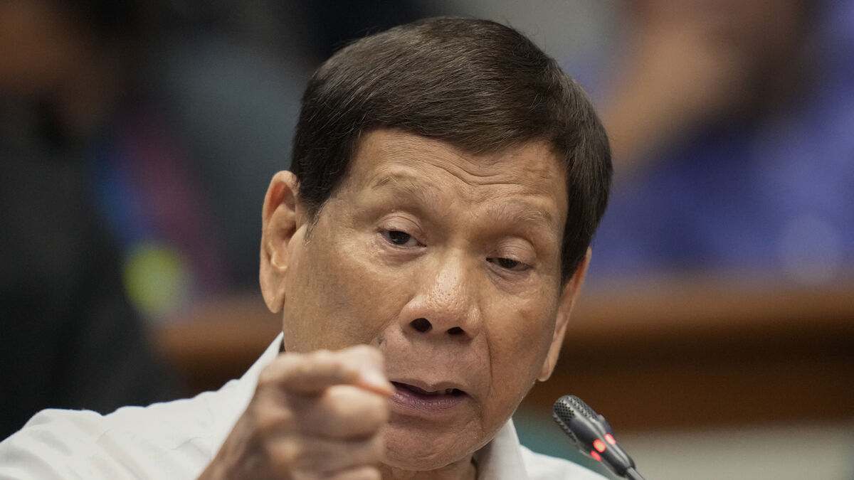 Duterte appears by video link before ICC judges in The Hague