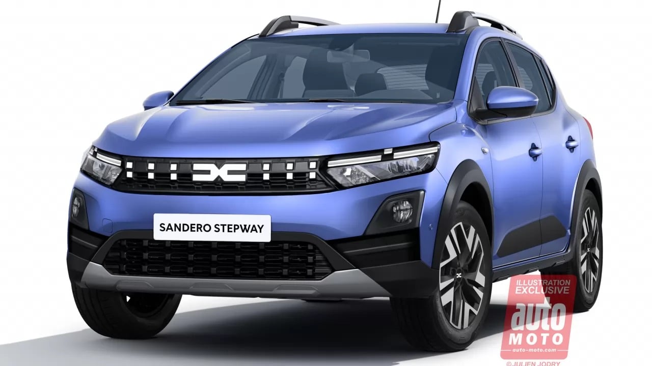 Dacia Sandero 2025: ecco come cambierà con il restyling [RENDER]