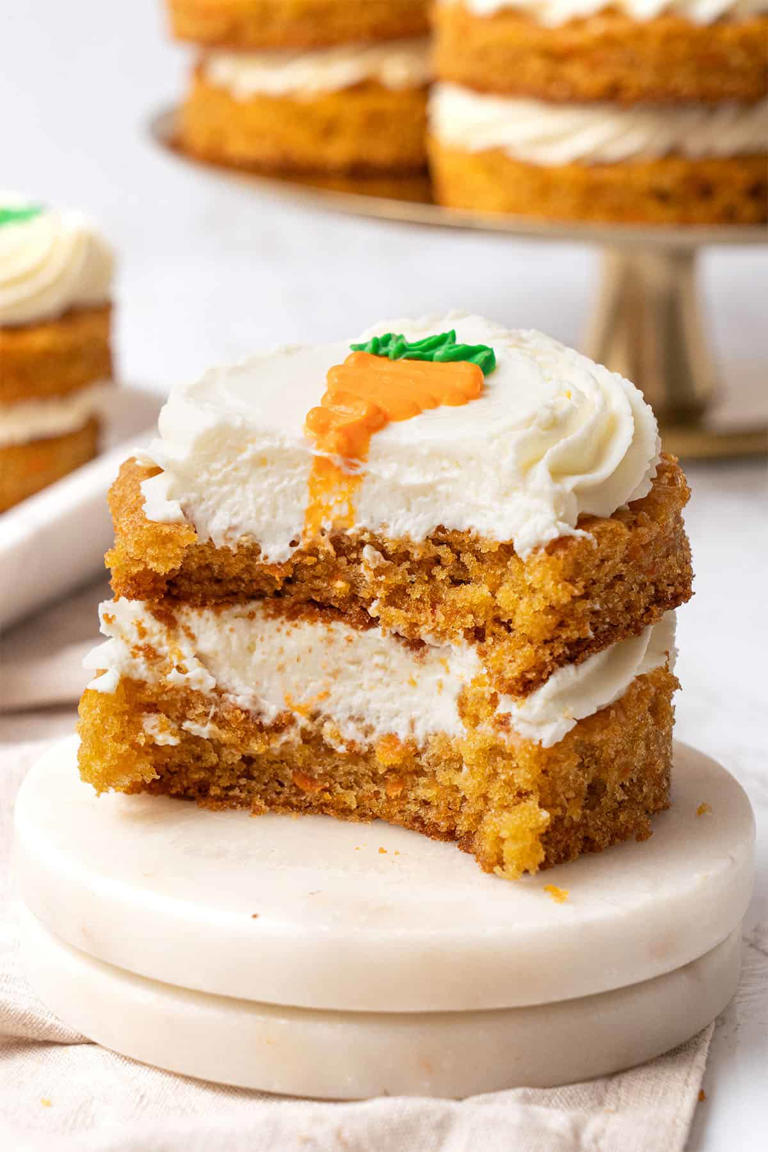 Not Your Usual Boring Dry Carrot Cake