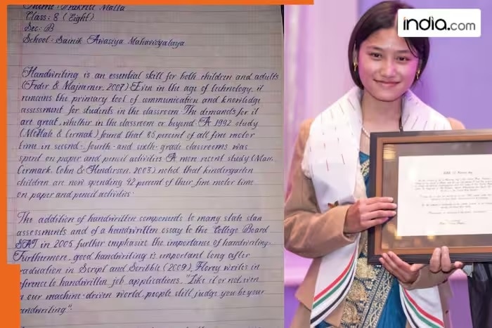 The girl with world's most beautiful handwriting is not from India, US ...