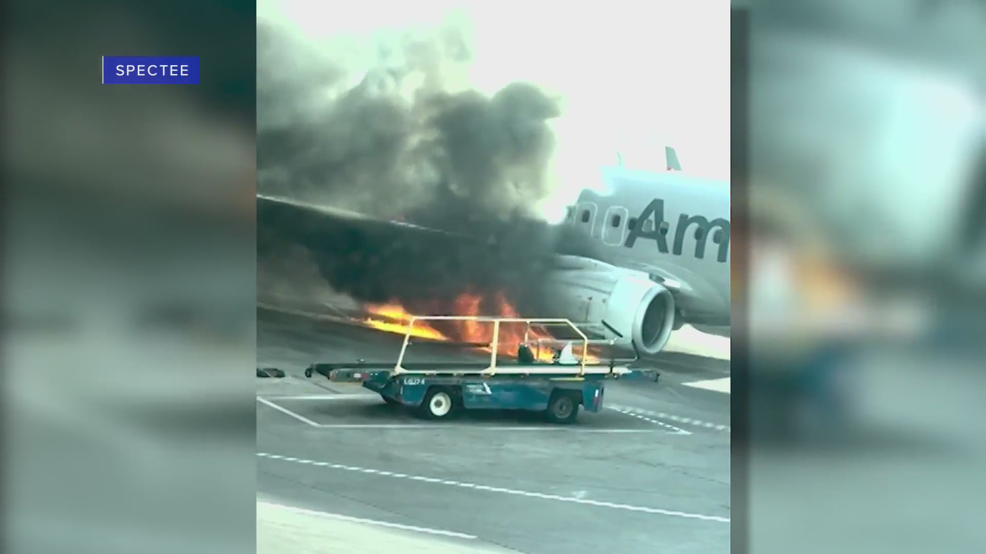 Aircraft catches fire after landing in Denver, sending passengers onto ...