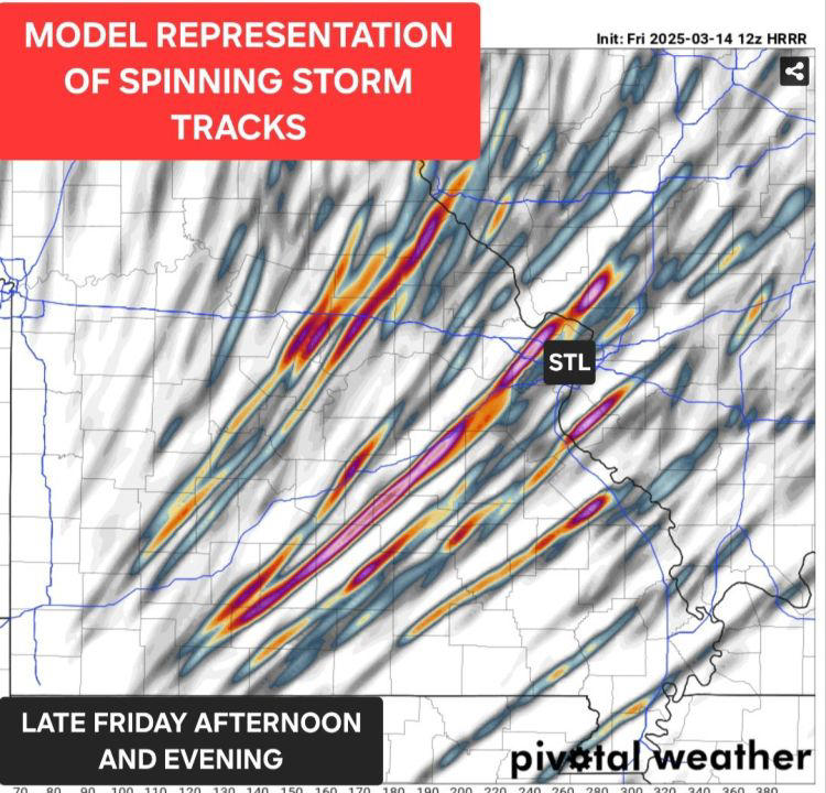 Storm timeline: When and where severe weather is expected near St. Louis