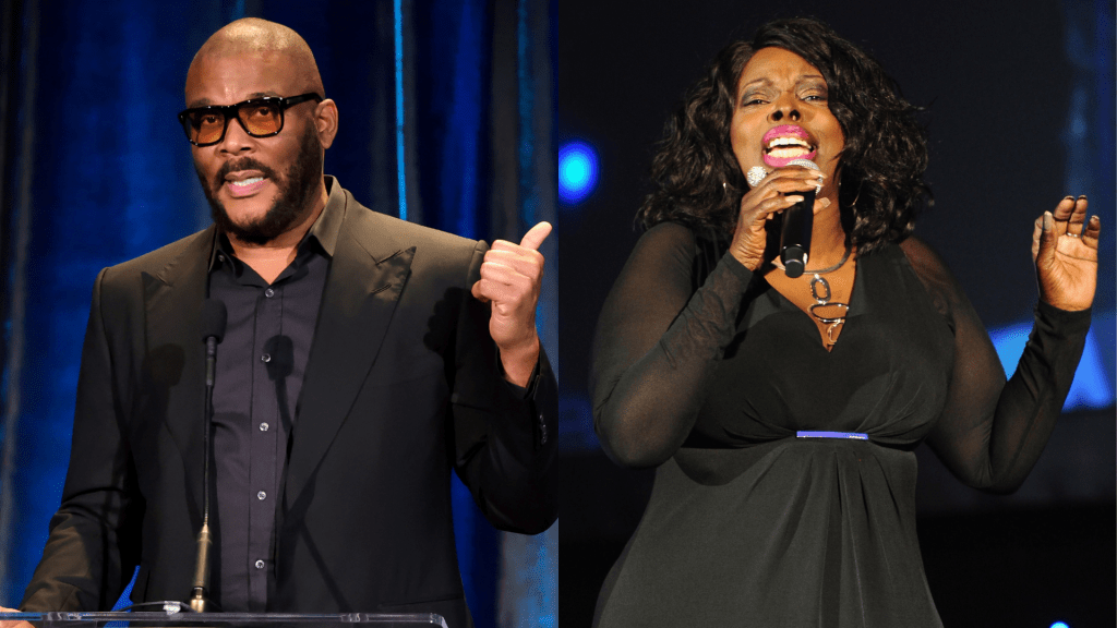 Tyler Perry Emotionally Remembers Angie Stone During Funeral