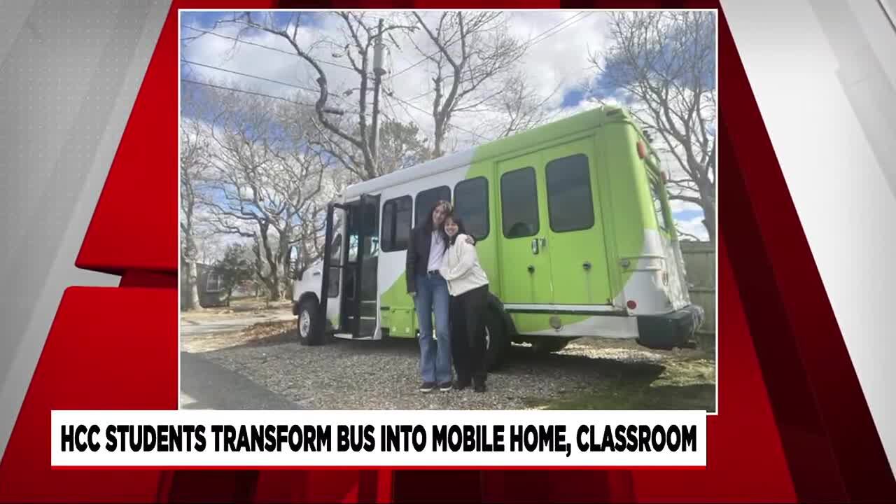 HCC students transform bus into mobile apartment, classroom