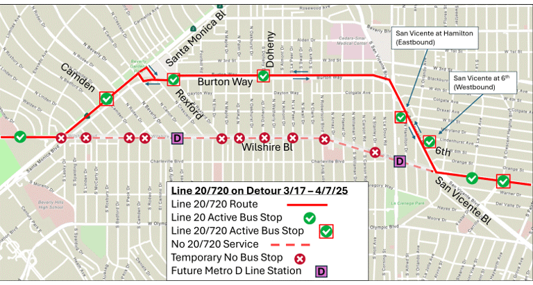Construction continues on D Line extension in Beverly Hills; Wilshire ...