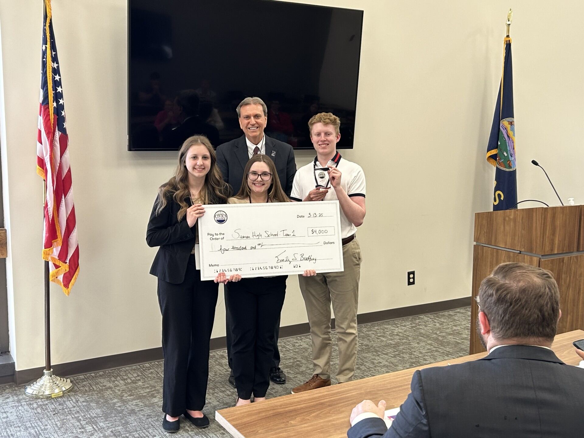 Seaman High School students win Kansas Civics Games for second ...