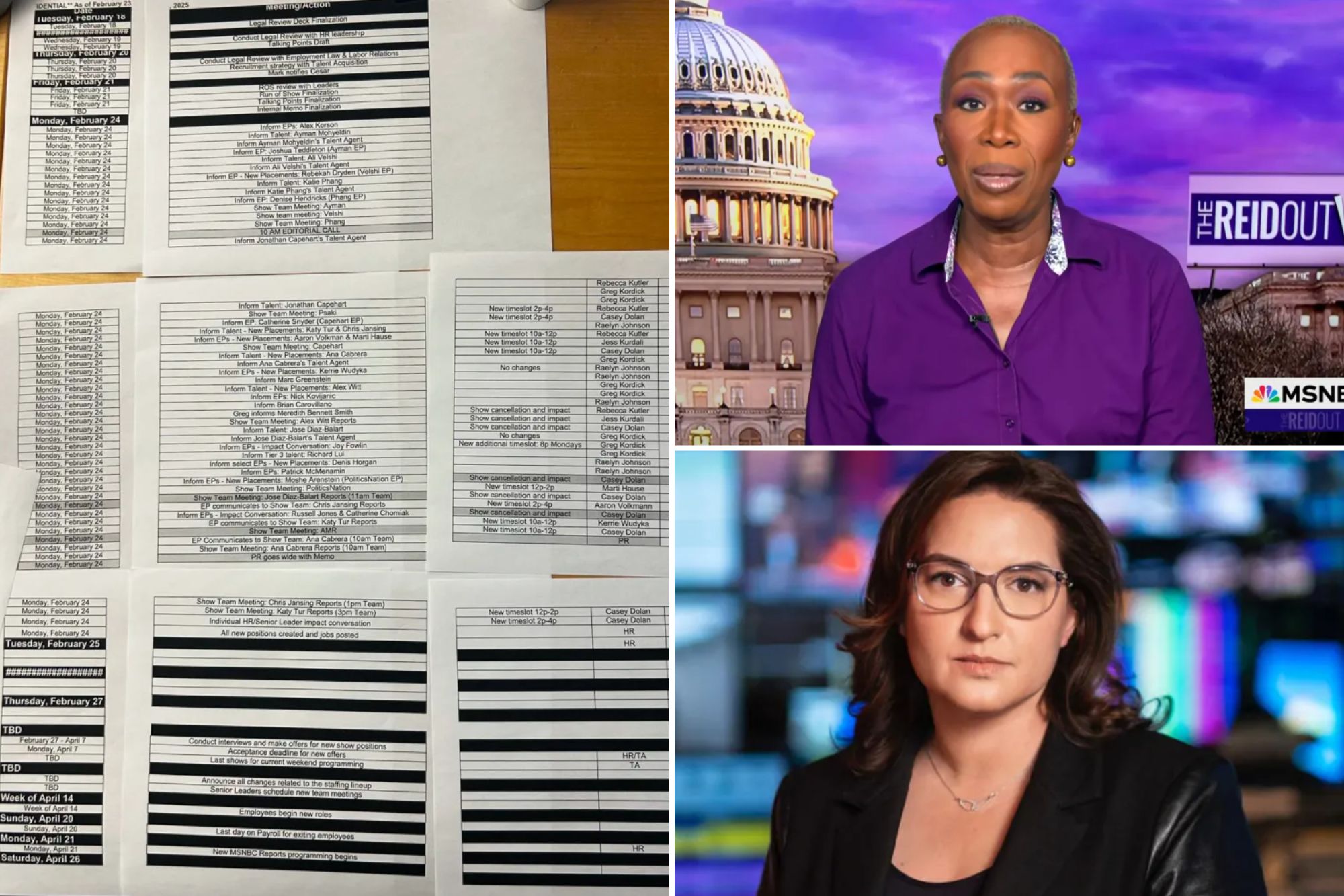 MSNBC bigwigs leaked layoffs plan in stunning gaffe — and staffer found ...
