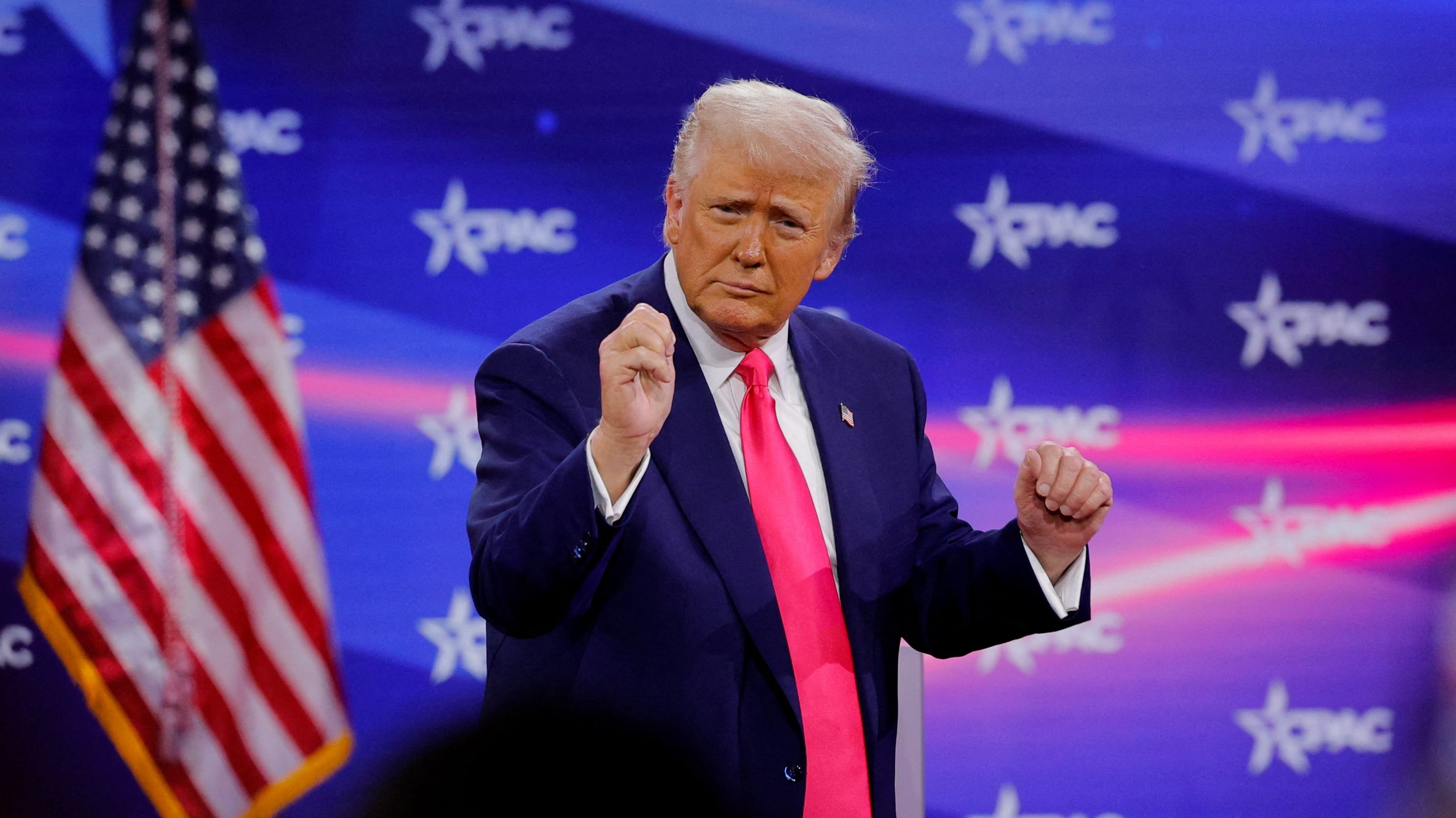 WATCH: Trump Busts a Move at the DOJ