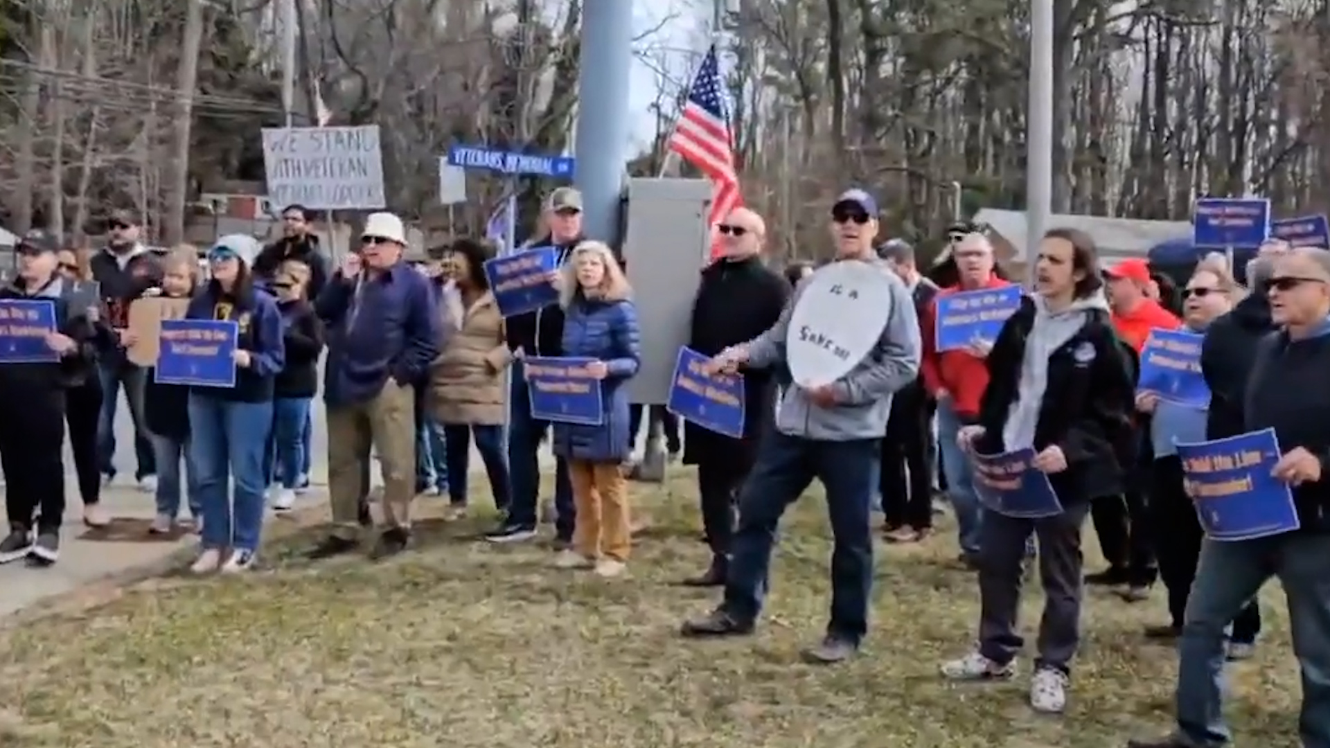 Veteran Workers Protest Against Donald Trump's Federal Job Cuts