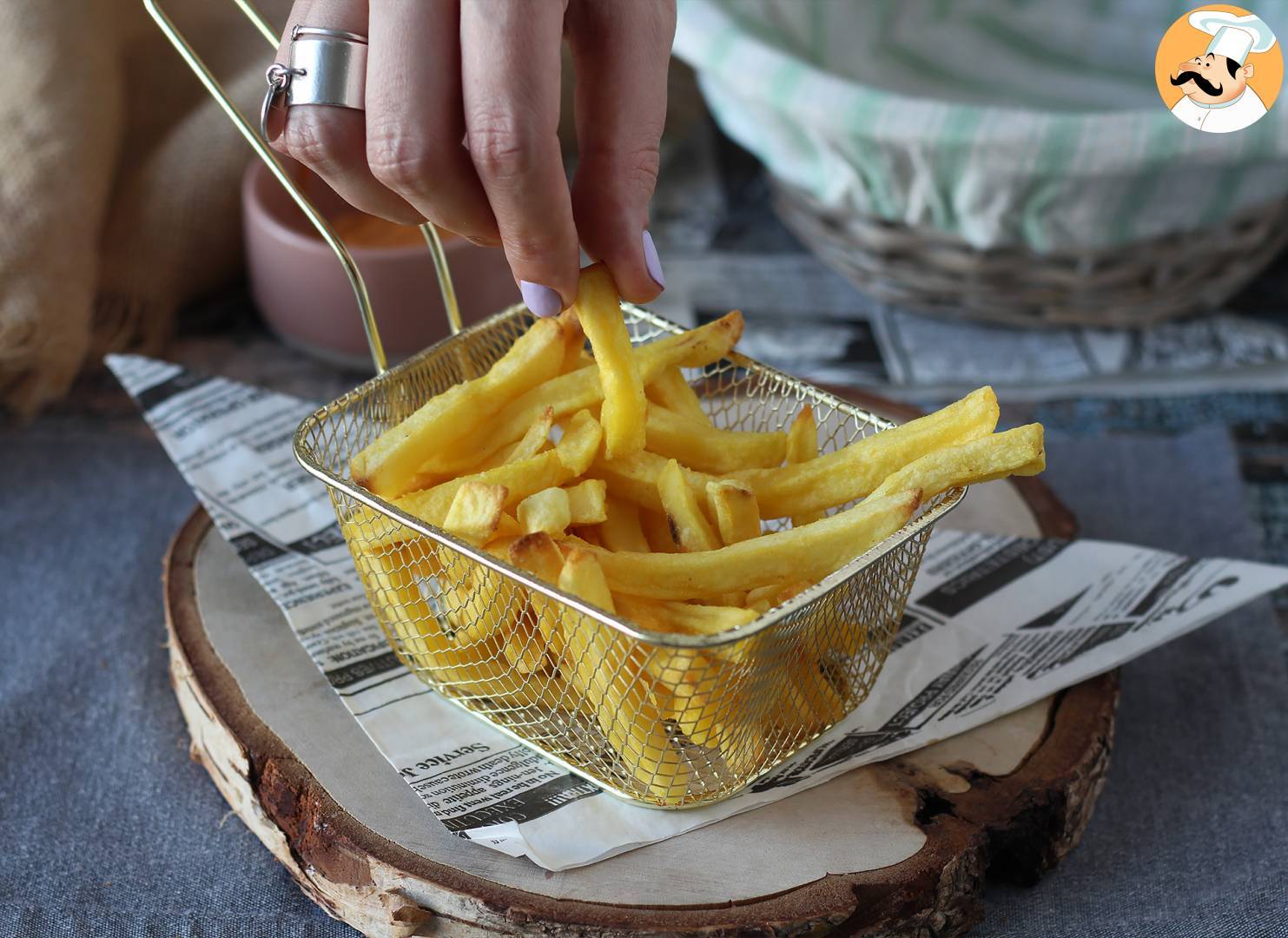 Cómo hacer patatas fritas congeladas en la freidora de aire