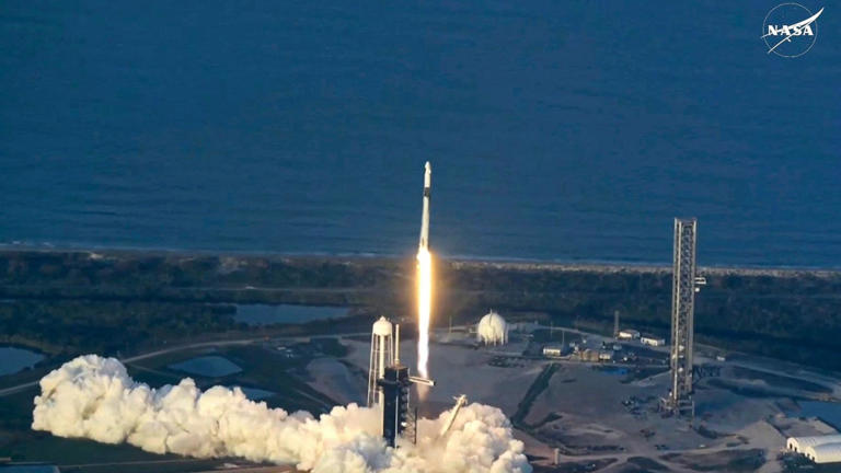 SpaceX Dragon docks with ISS in mission to get NASA astronauts back to ...