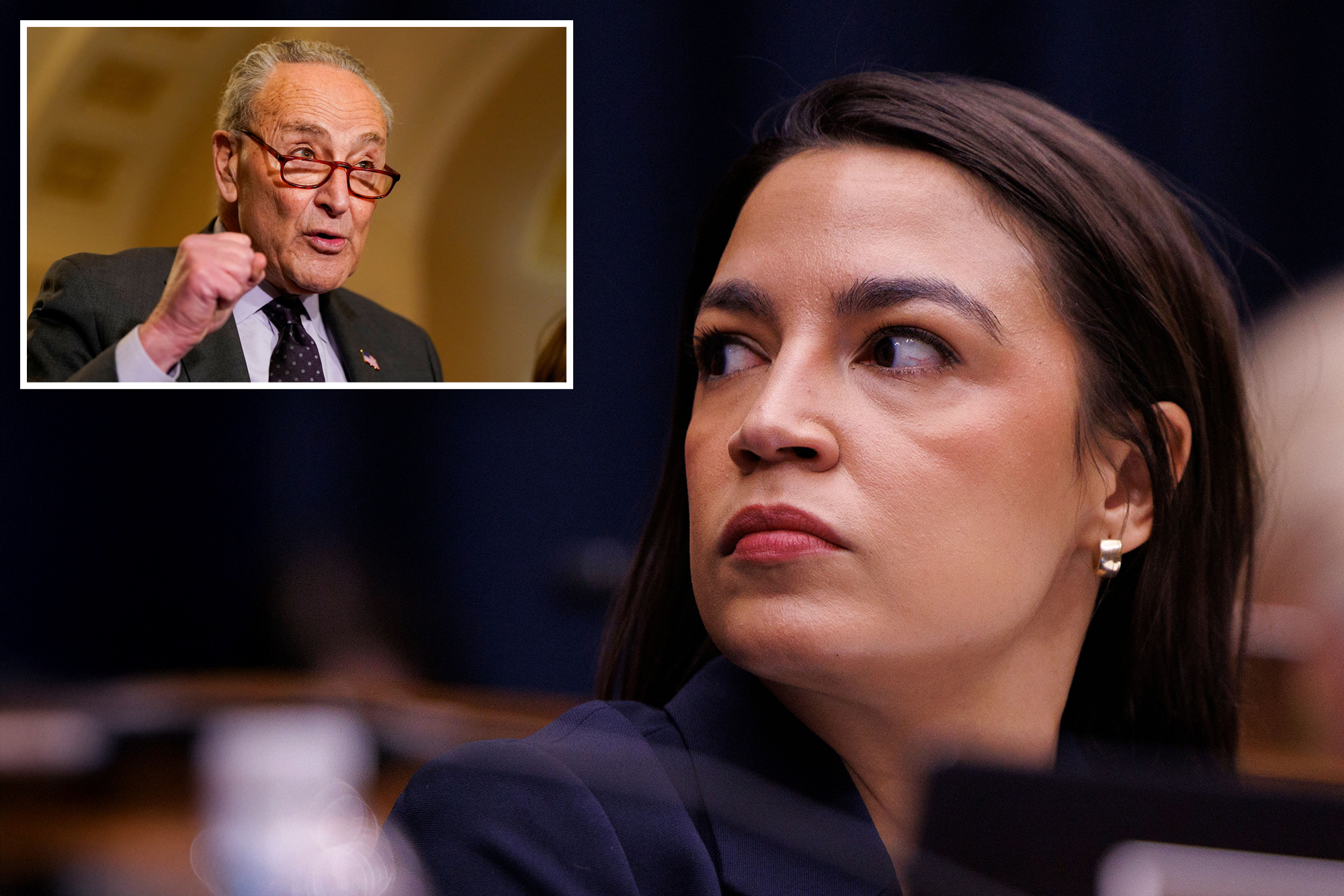 Dems push AOC to primary Schumer, furious over his support of ...