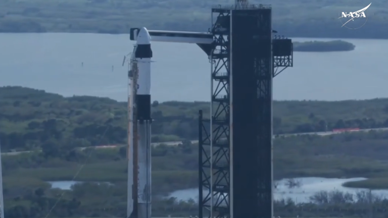 SpaceX finally launches rocket mission in effort to get delayed astronauts home