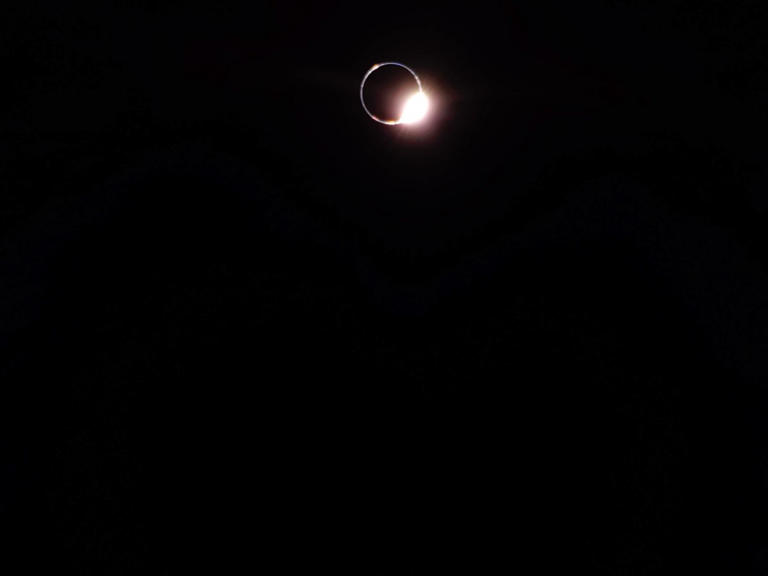 Watch: Spacecraft films 'diamond ring' solar eclipse from the surface ...