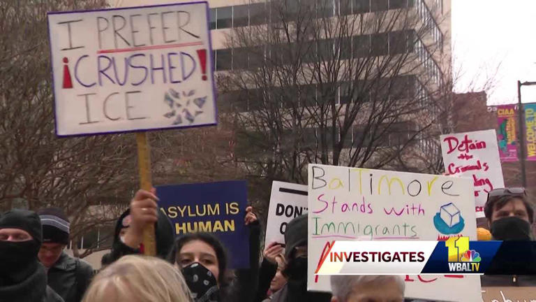 Attorney: Some migrants sleeping on floor at Baltimore ICE office