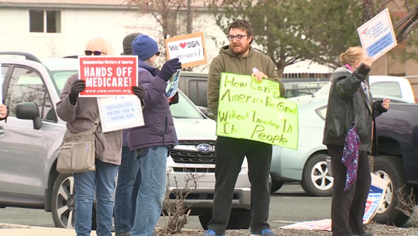 Protest in Reno to save Social Security