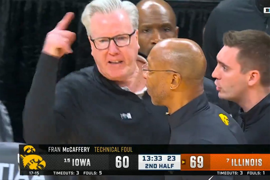 Iowa fires longtime coach Fran McCaffery — whose career ends with ejection