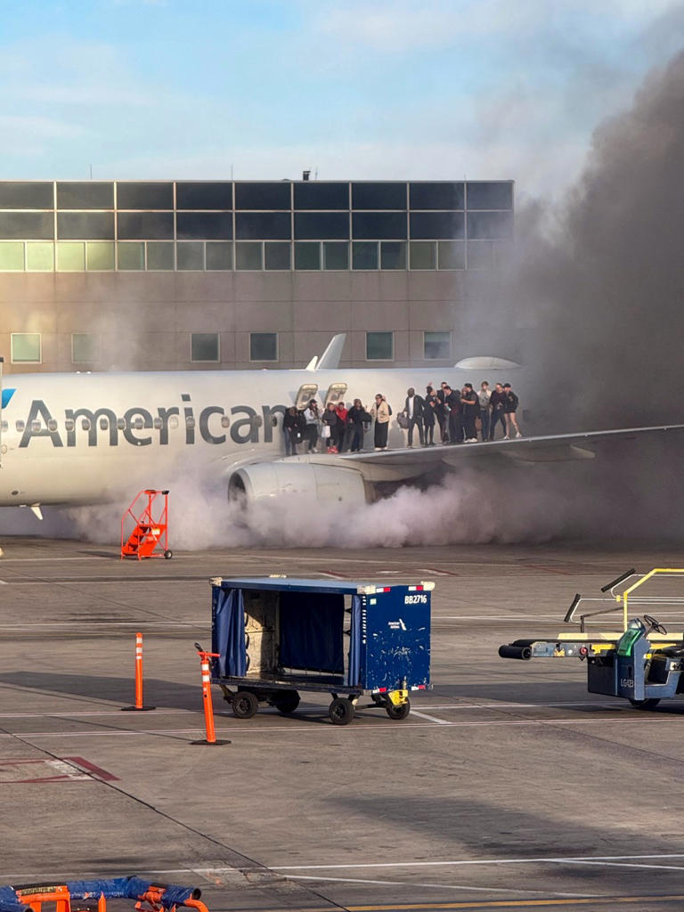 Flyers describe terrifying chaos aboard fiery American Airlines flight ...
