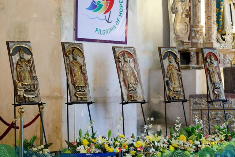 4 pulpit panels ‘come home’ to church in Boljoon, Cebu