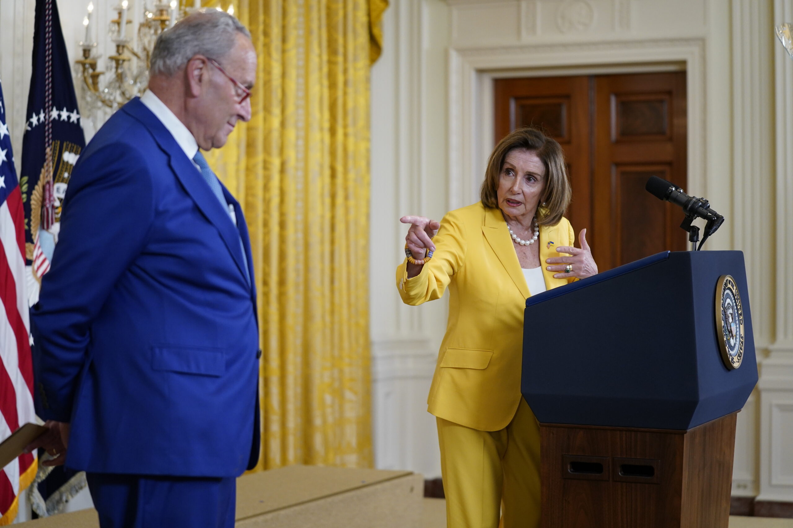 Nancy Pelosi Calls on Democratic Senators to Defy Chuck Schumer and ...