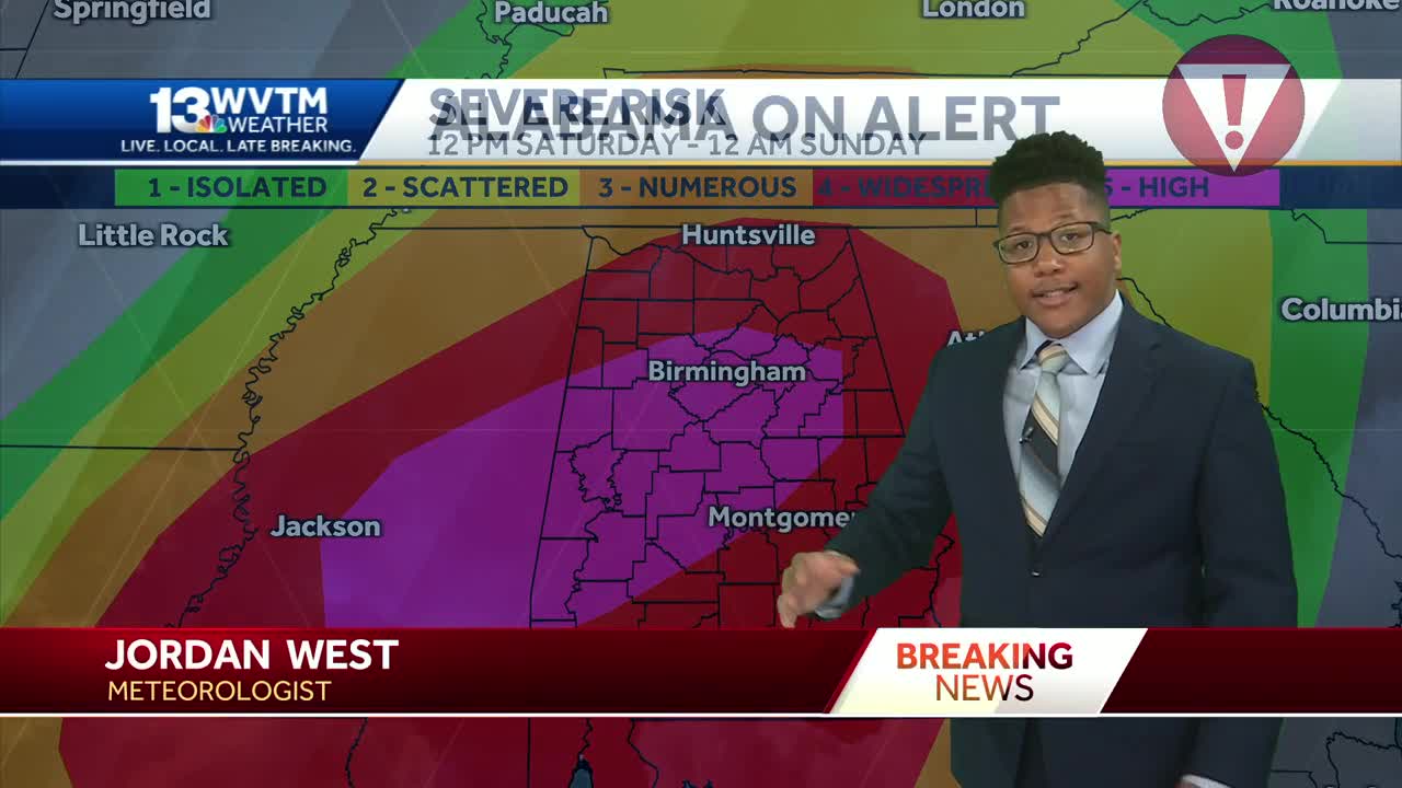 Alabama tornado outbreak likely: Long-track, 'potentially violent ...