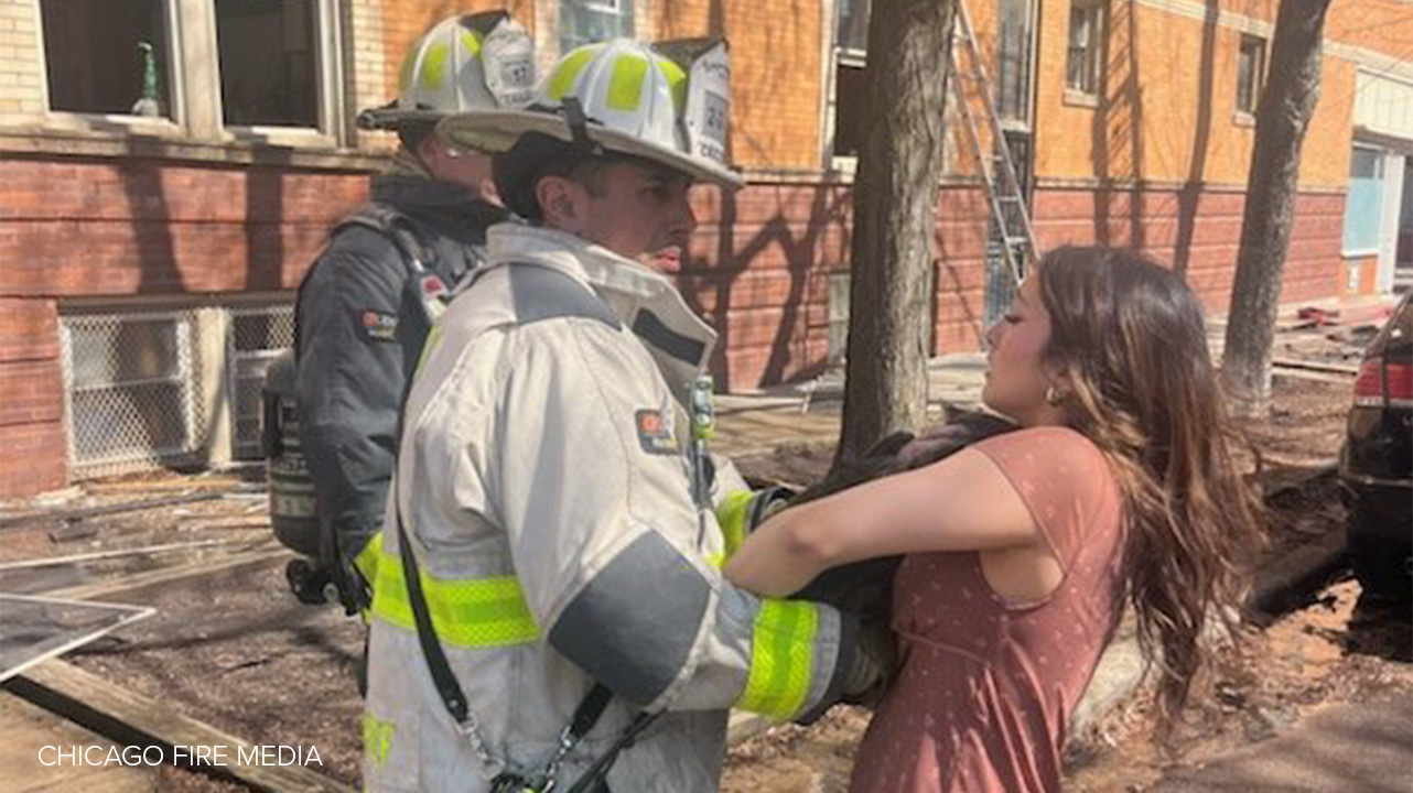 Mayday called as firefighters battle building fire in Ukrainian Village ...